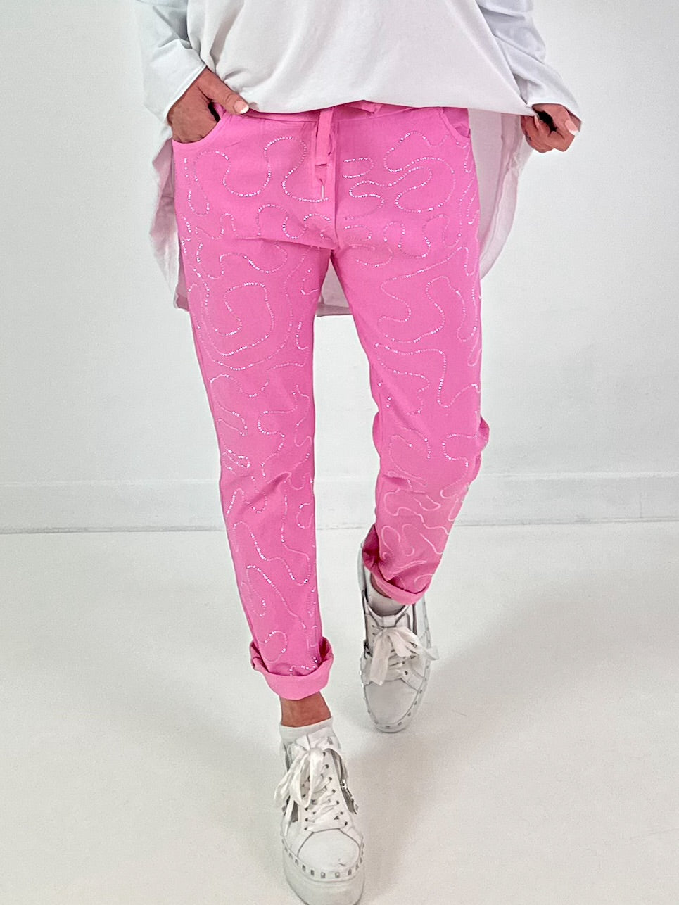 Pants model "Crystal Move" - pink – Stil-Echt-Online GmbH